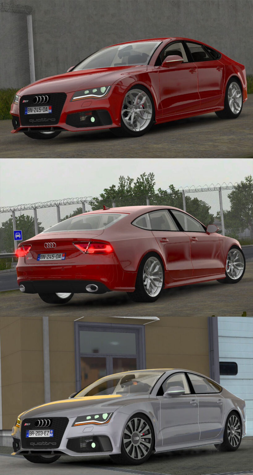 Audi RS7 Sportback 2013 4G8 V4.7 1.50 | ETS 2 mods