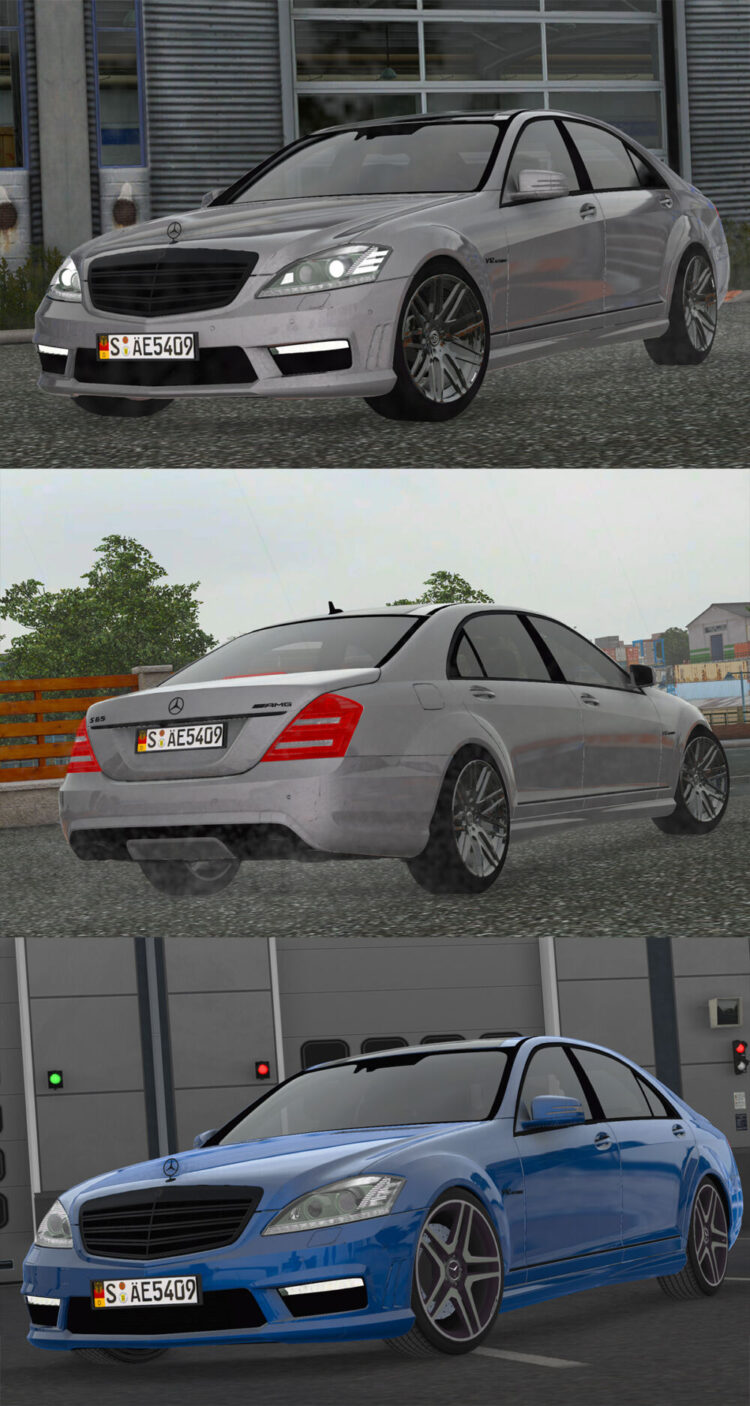 Mercedes-Benz W221 2012 S65 AMG V3.7 1.50 | ETS 2 mods