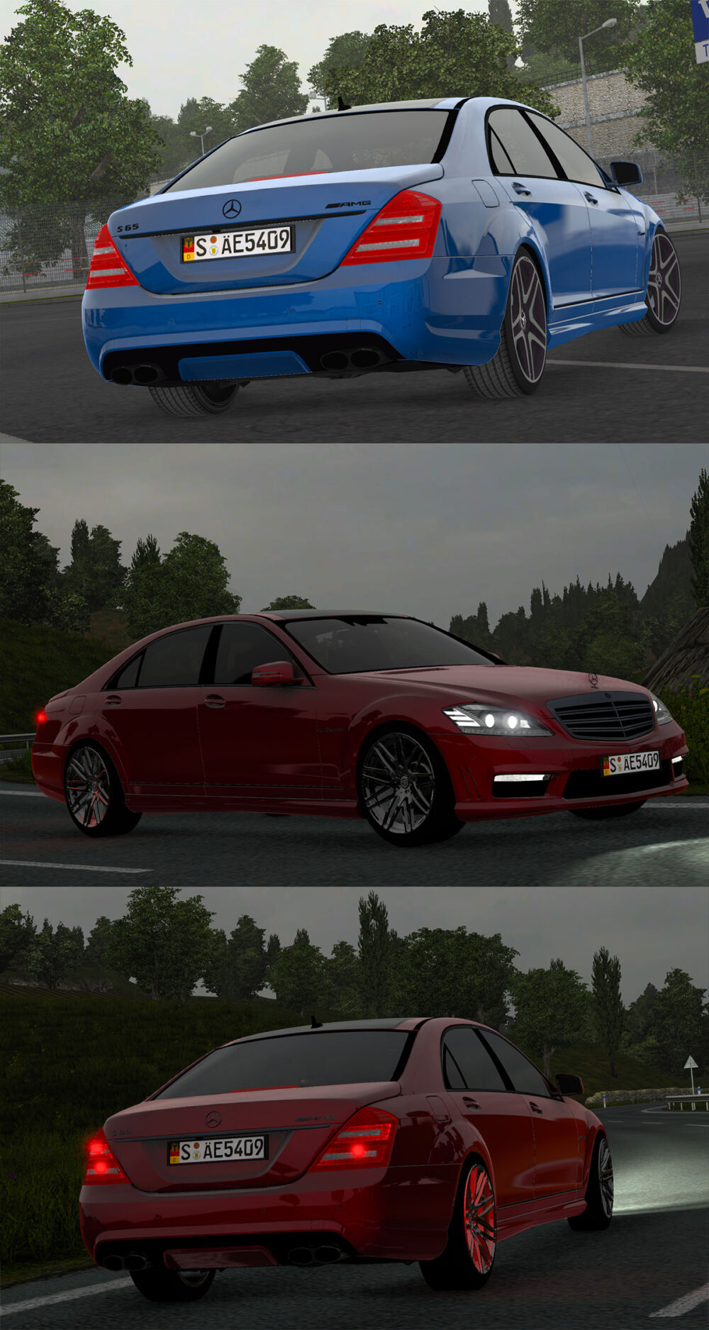 Mercedes-Benz W221 2012 S65 AMG V3.7 1.50 | ETS 2 mods