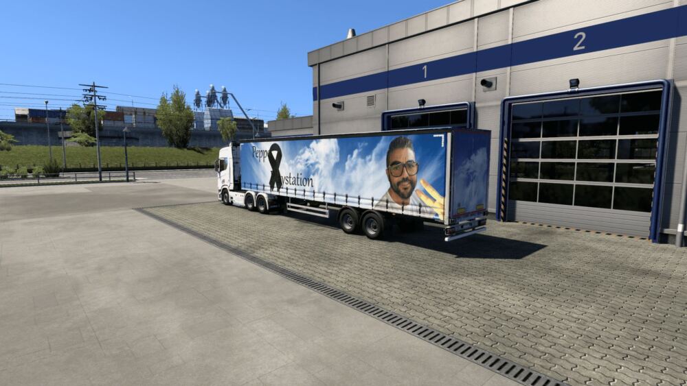SKIN X PEPPE (scs box trailer) | ETS2 mods