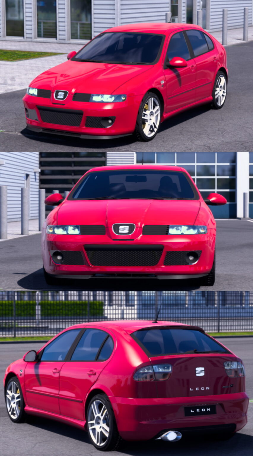 Seat Leon Cupra 2003 with popcorn 2.1 1.50x | ETS 2 mods