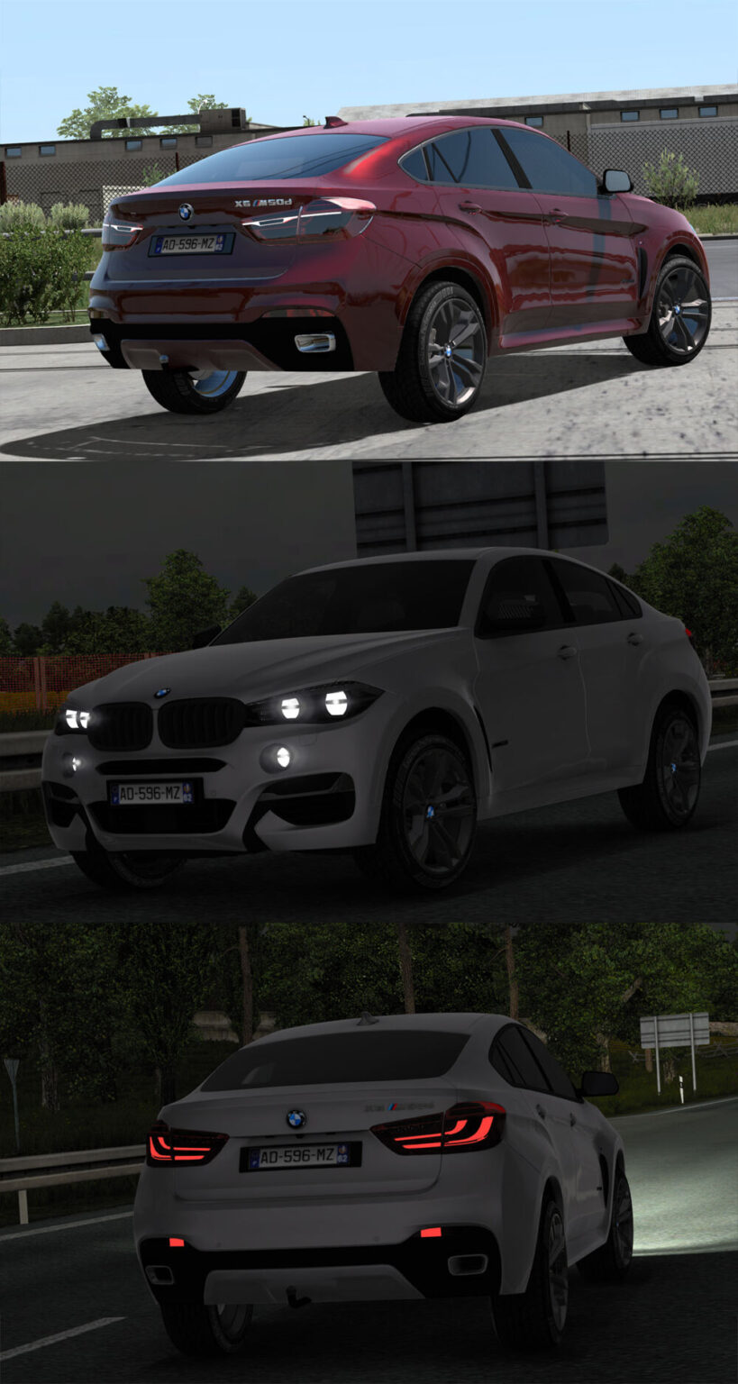 BMW X6 M50d F16 V3.0 1.50 | ETS 2 mods