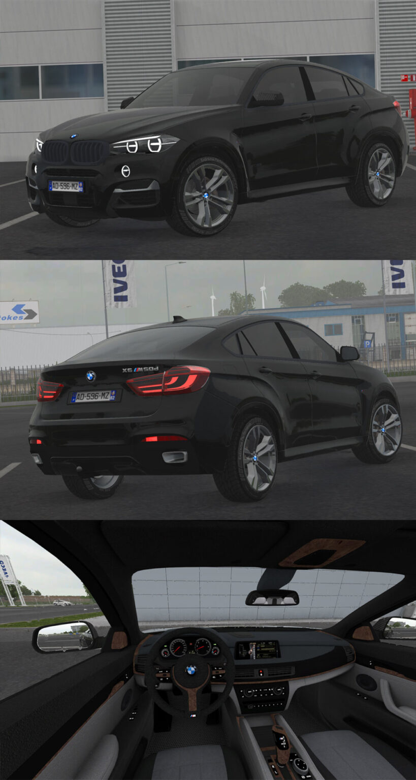BMW X6 M50d F16 V3.0 1.50 | ETS 2 mods