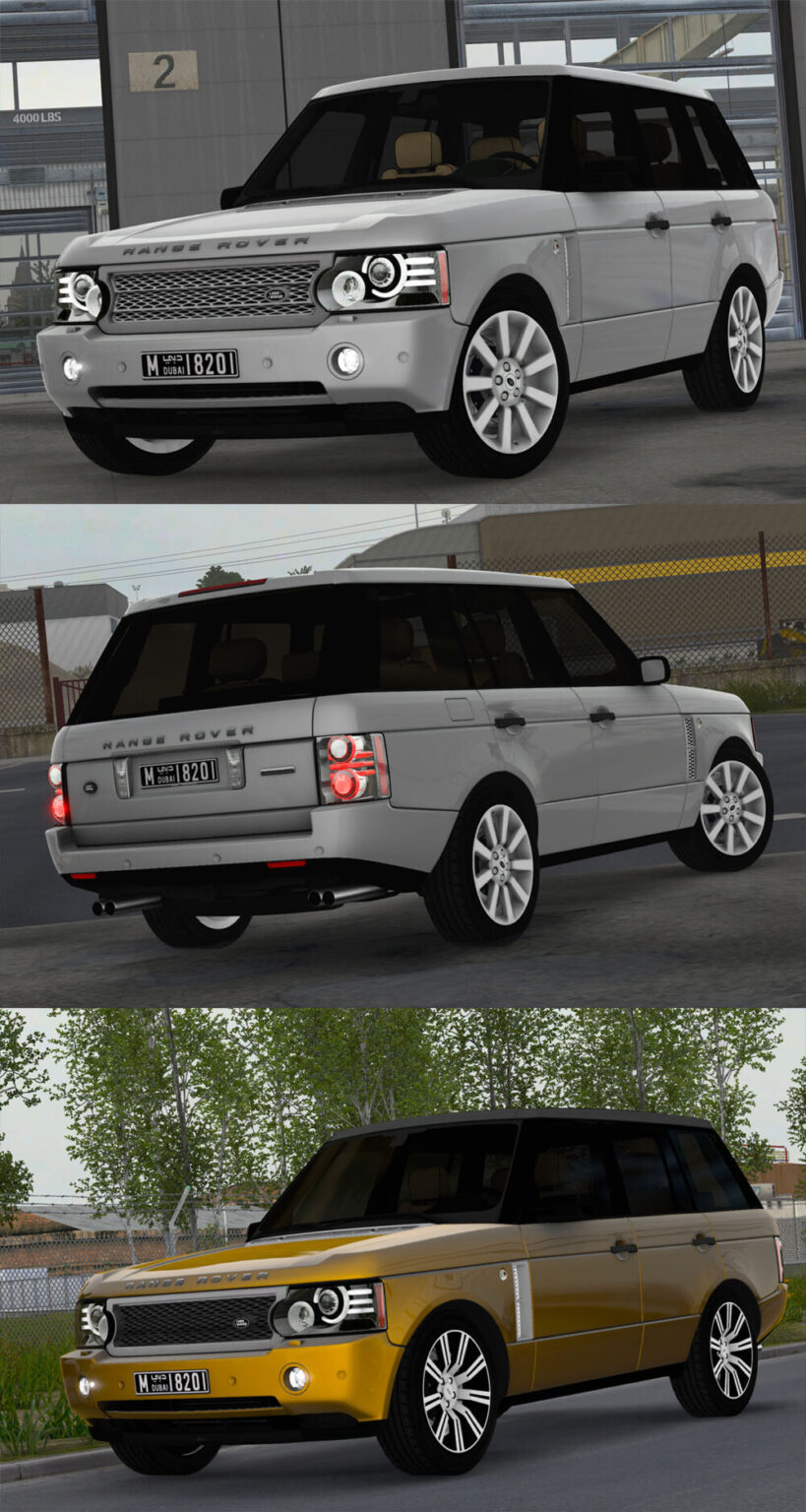 Land Rover Range Rover Supercharged V8 2008 V7.8 1.50 | ETS 2 mods