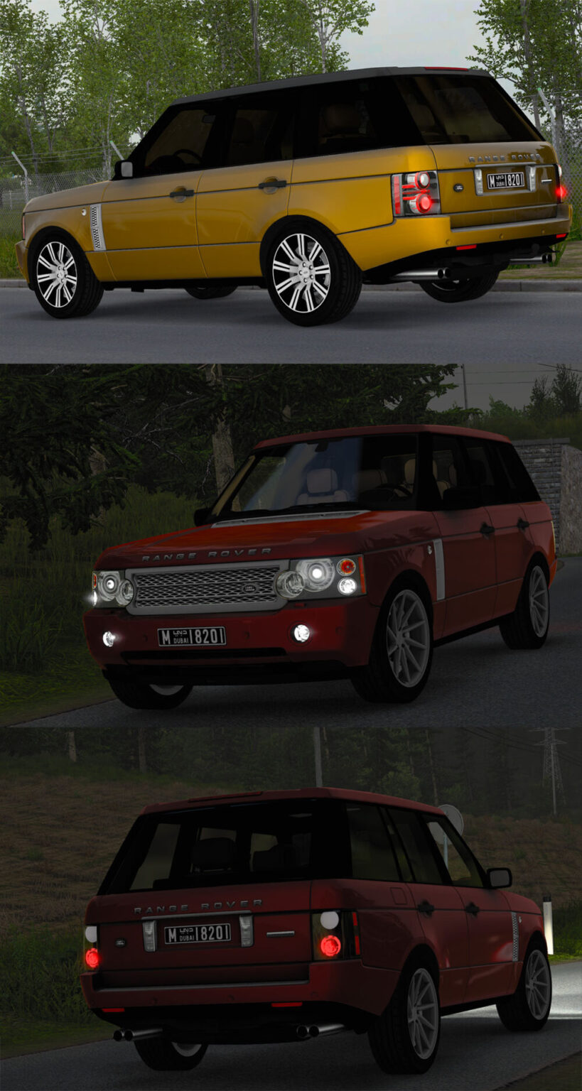 Land Rover Range Rover Supercharged V8 2008 V7.8 1.50 | ETS 2 mods