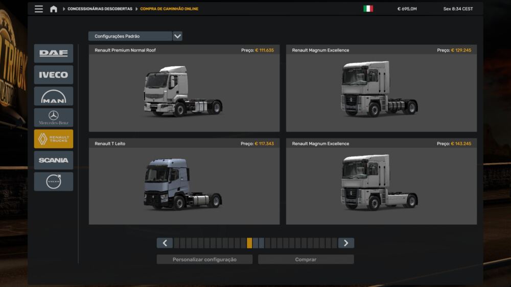 ALL TRUCKS AT THE DEALER ETS2 BY RODONITCHO MODS 1.0 1.50 02 07 2024 | ETS 2 mods