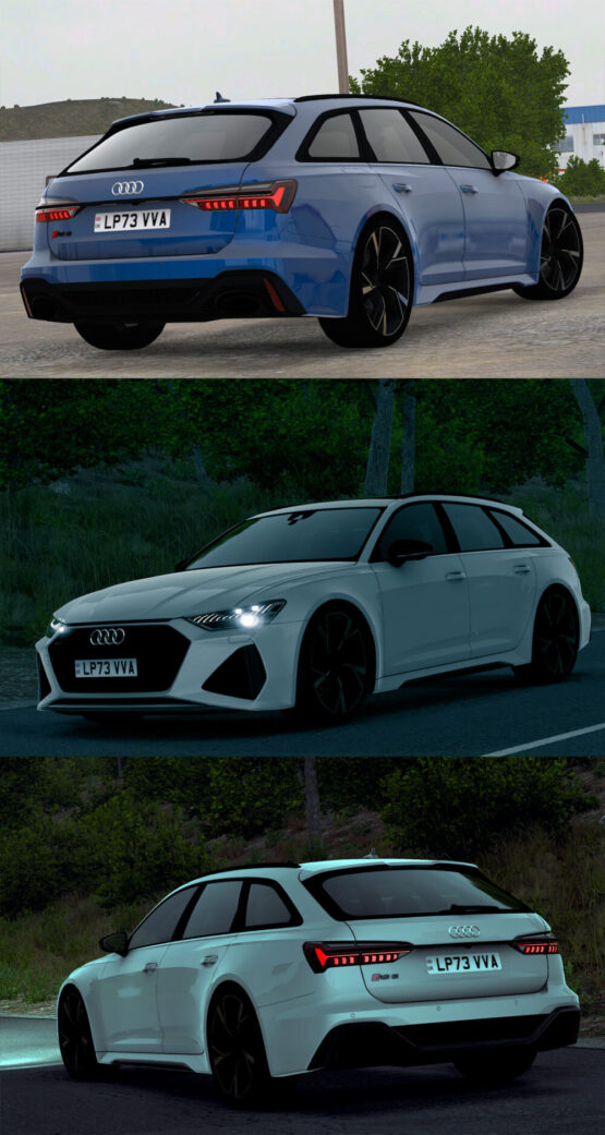 Audi RS6 Avant C8 2020 V1.3 1.50 | ETS 2 mods