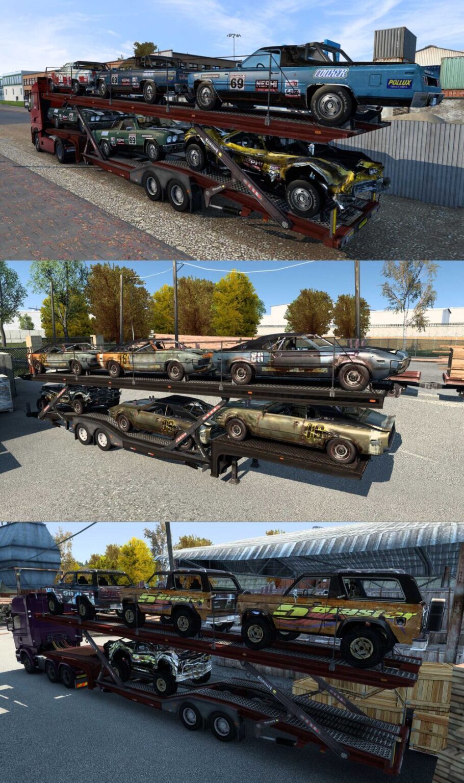 CARGO PACK FLATOUT2 CARS ETS2 1.50.x UPDATED | ETS 2 mods