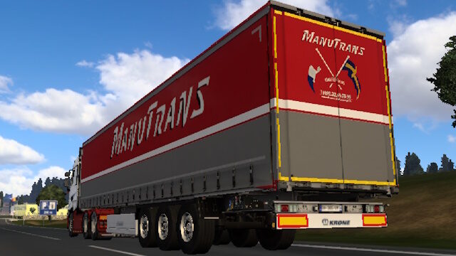 Manutrans Trailer skin | ETS 2 mods