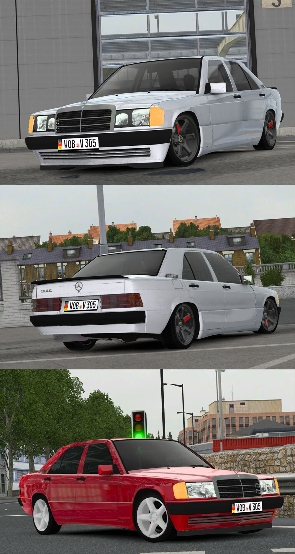 Mercedes-Benz W201 190E V3.5 1.50 | ETS 2 mods