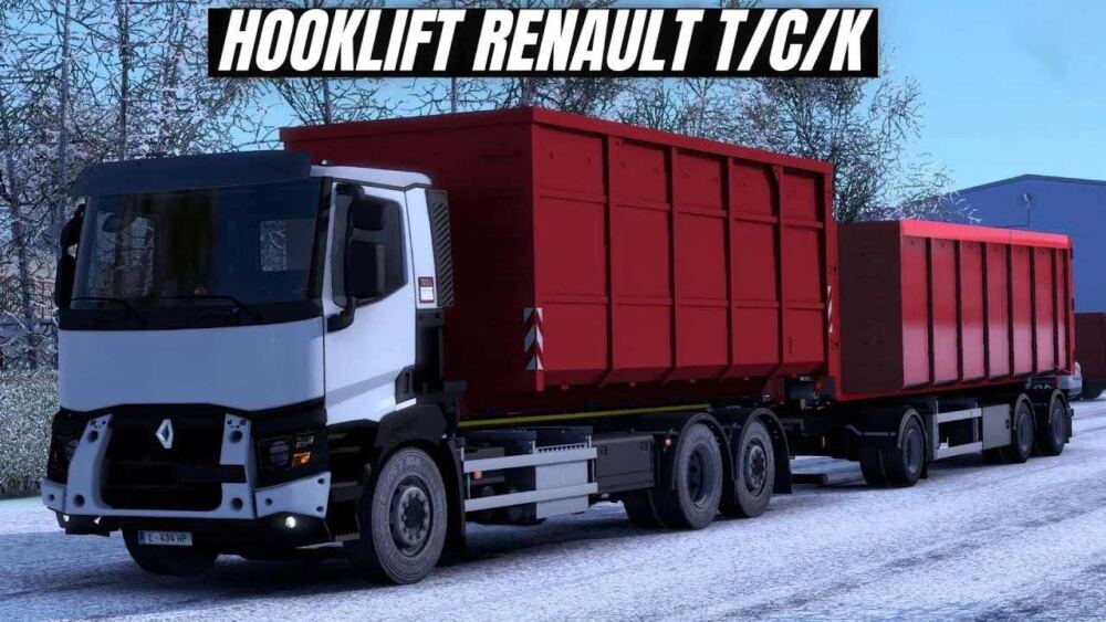 Renault Range TCK Hooklift v1.3 | ETS 2 mods