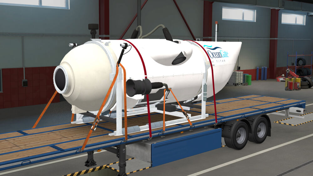 SUBMERSIBLE TITAN CARGO ETS 1.50 UPDATED | ETS 2 mods