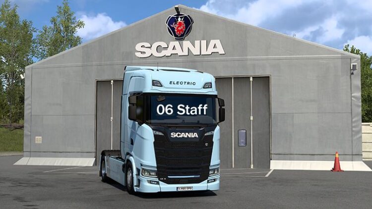 Scania S BEV Ownable (Eugene Scania PGRS) | ETS2 mods