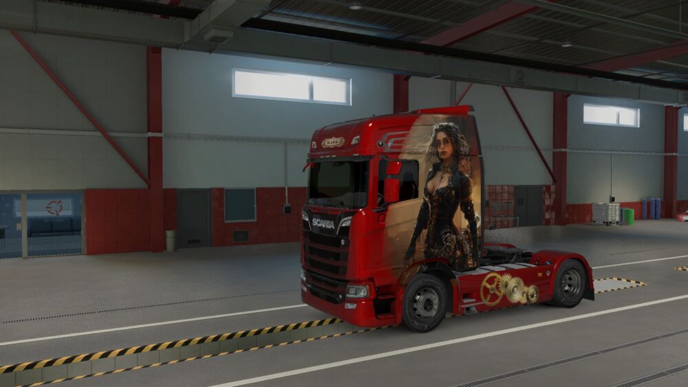Steampunk Girl for Scania NextGen S | ETS 2 mods