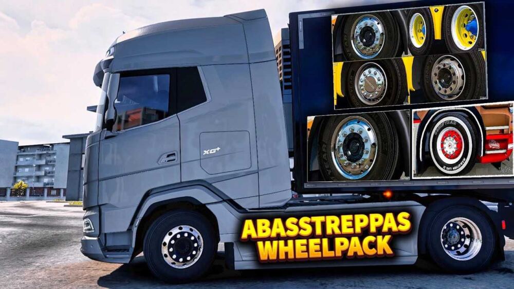 Abasstreppas Wheel Pack v3.9 | ETS 2 mods
