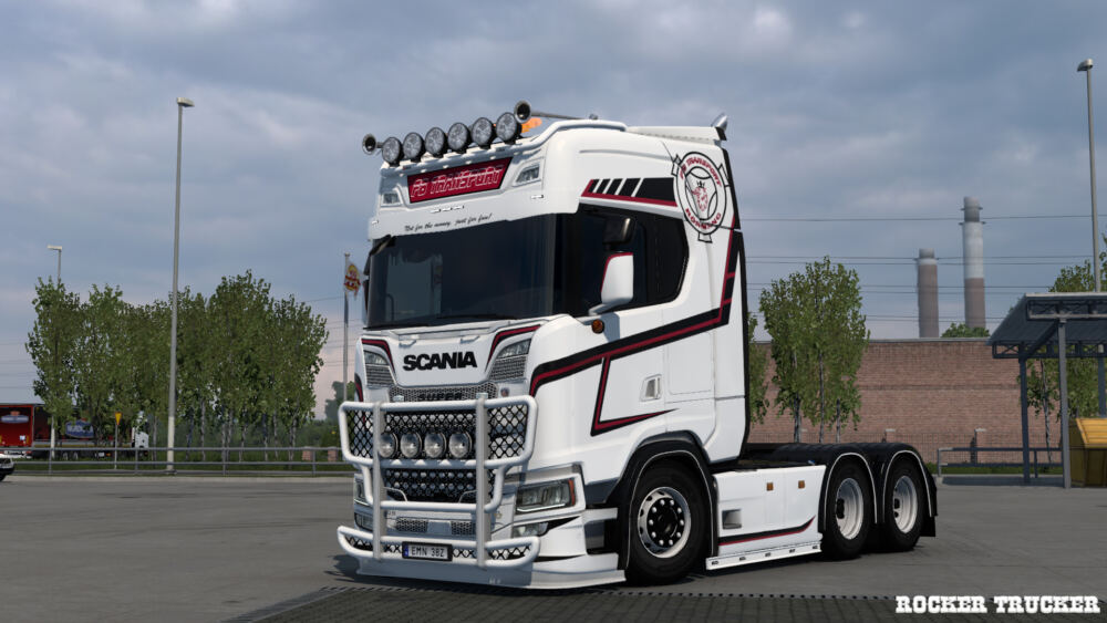 Fredrik Björk Transport Skin for Scania S NG v1.0 | ETS 2 mods