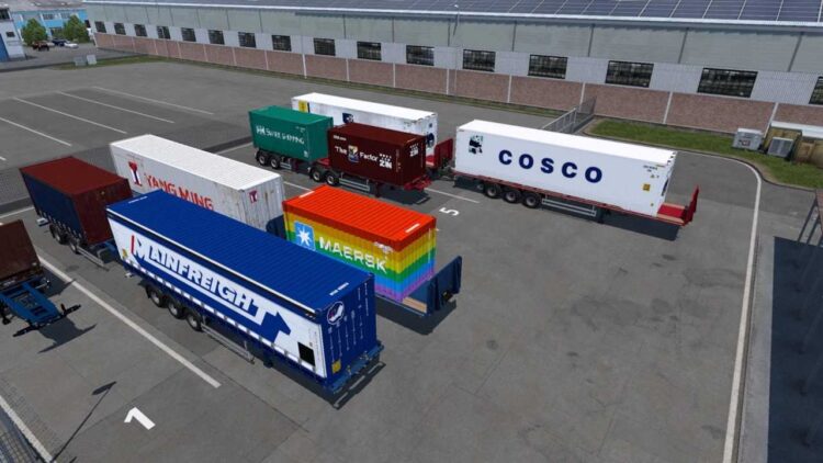 Freight Market Doubles + Arnook’s Container Pack Patch v1.50 | ETS 2 mods