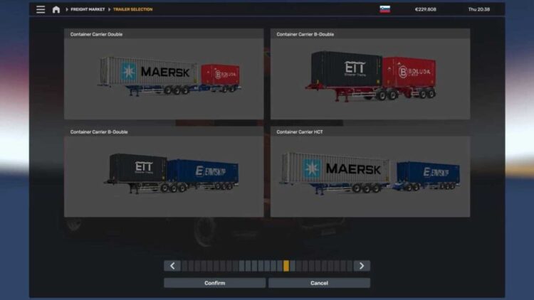 Freight Market Doubles + Arnook’s Container Pack Patch v1.50 | ETS 2 mods
