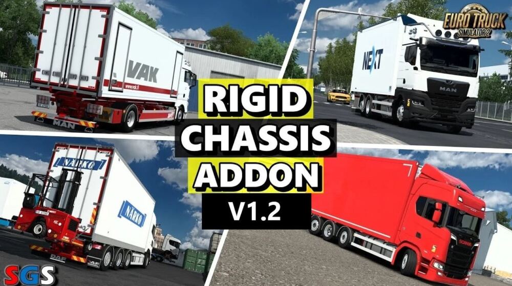 Rigid Chassis Addon v1.2 | ETS2 mods