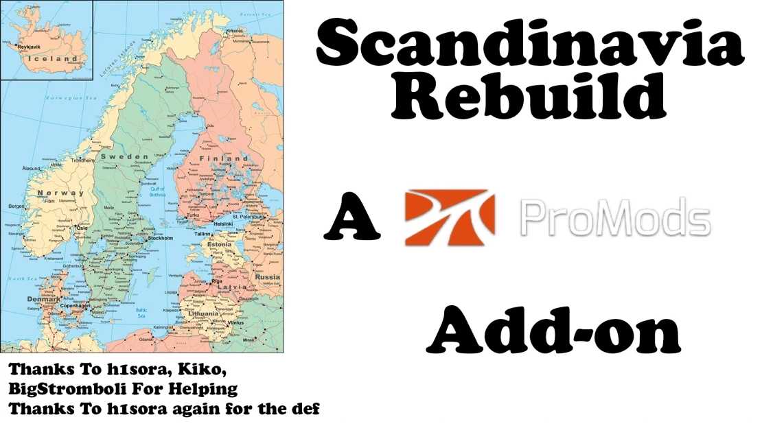 scandinavian map | ETS2 mods