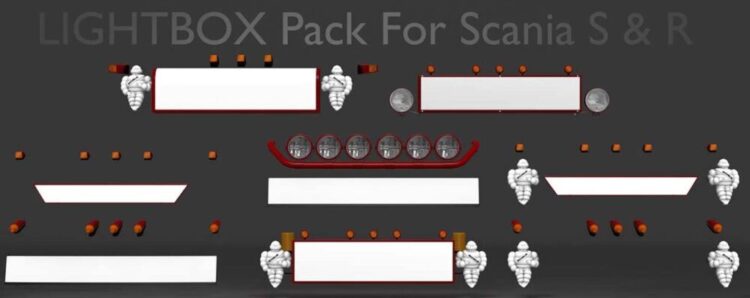 Scania NG S/R Lightbox v1.1 | ETS 2 mods
