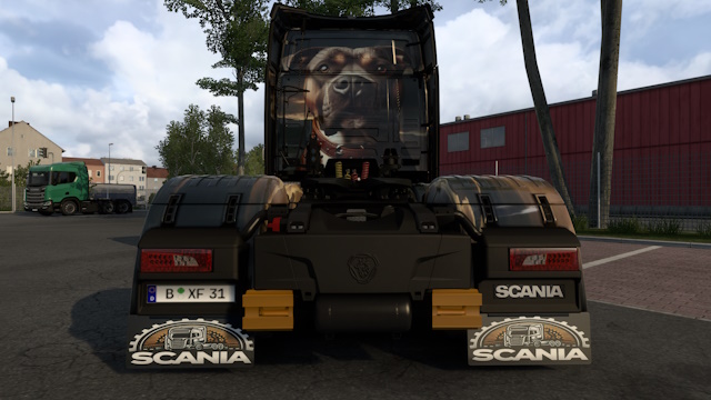 Scania Truck Mudflaps ( by Joker) | ETS 2 mods