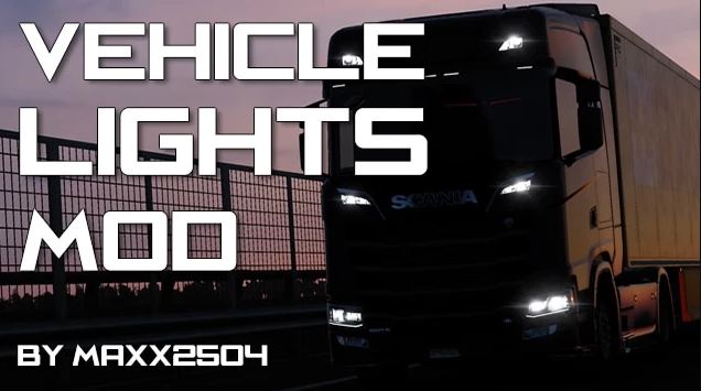 Vehicle Lights Mod v1.0 | ETS 2 mods