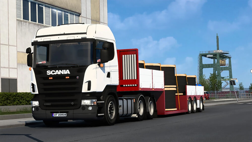 WELL FLATBED TRAILER ETS2 1.50 | ETS 2 mods