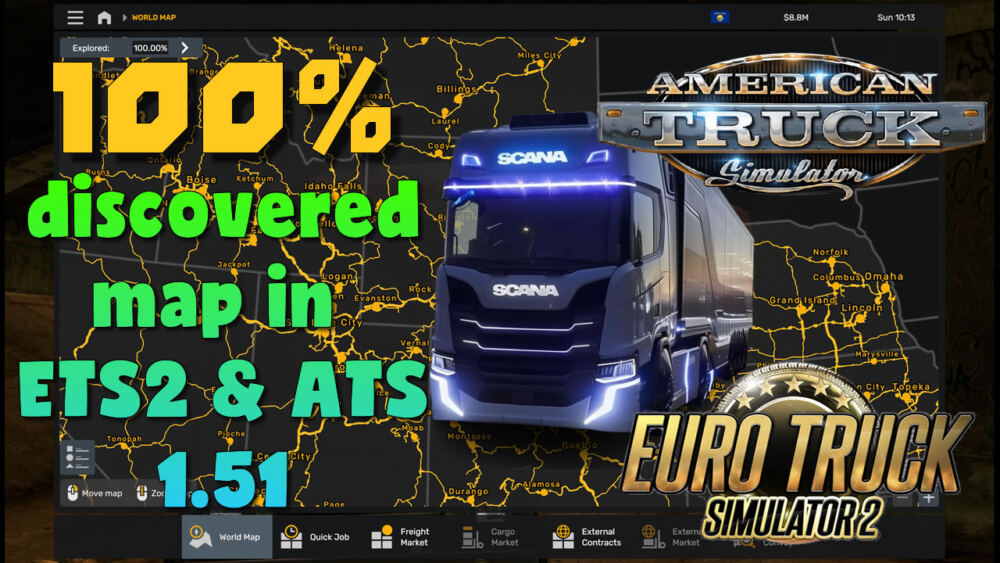 trucksim map | ETS2 mods