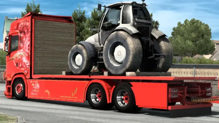 scania flatbed | ETS2 mods