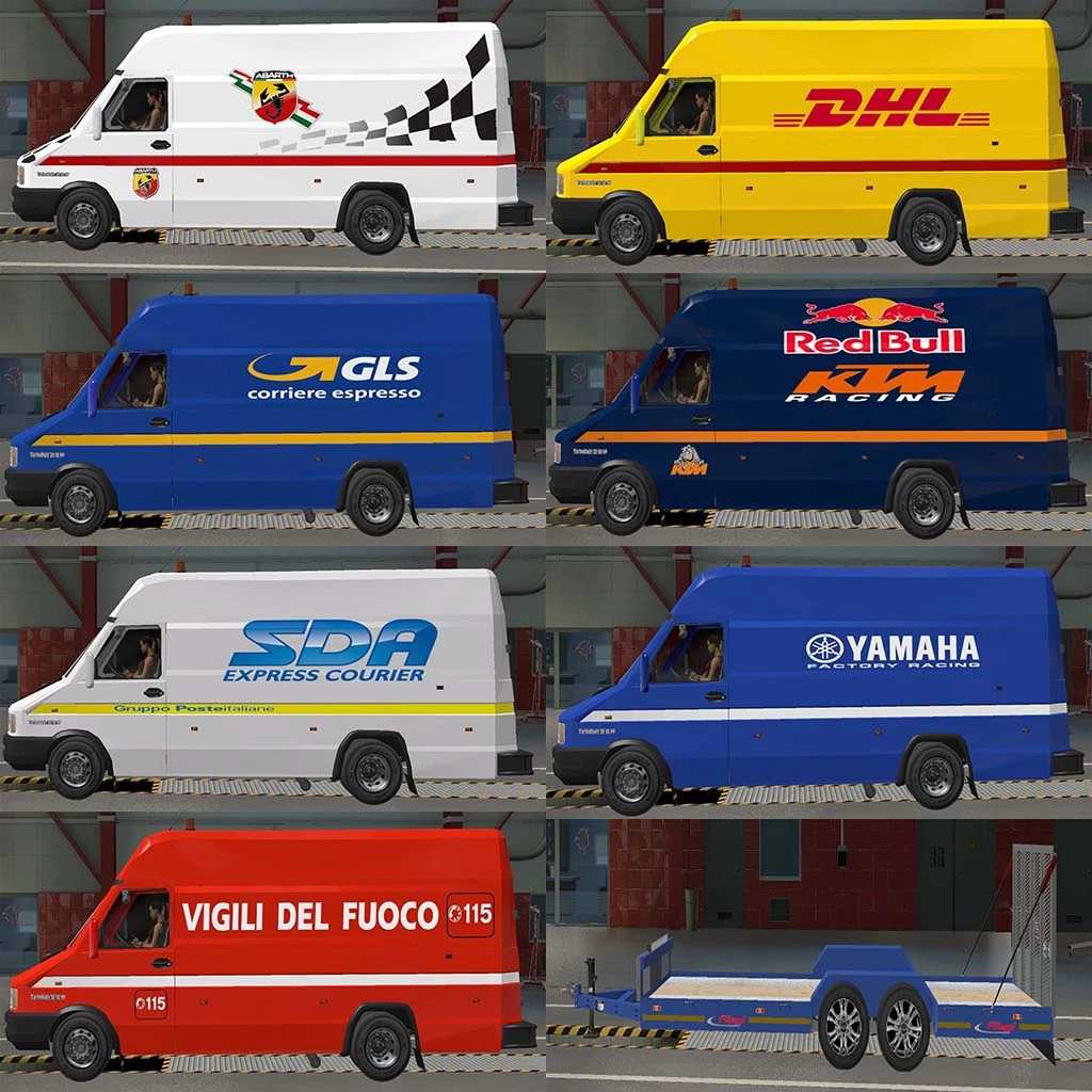 Tandem trucks | ETS2 mods