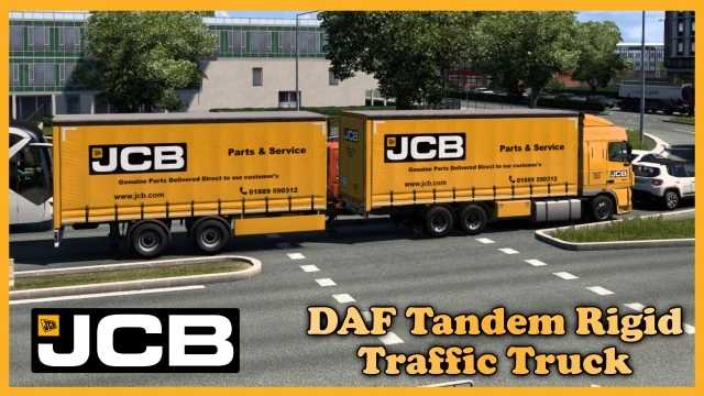JCB Rigid Tandem Traffic Truck v1.0 [1.51] | ETS 2 mods