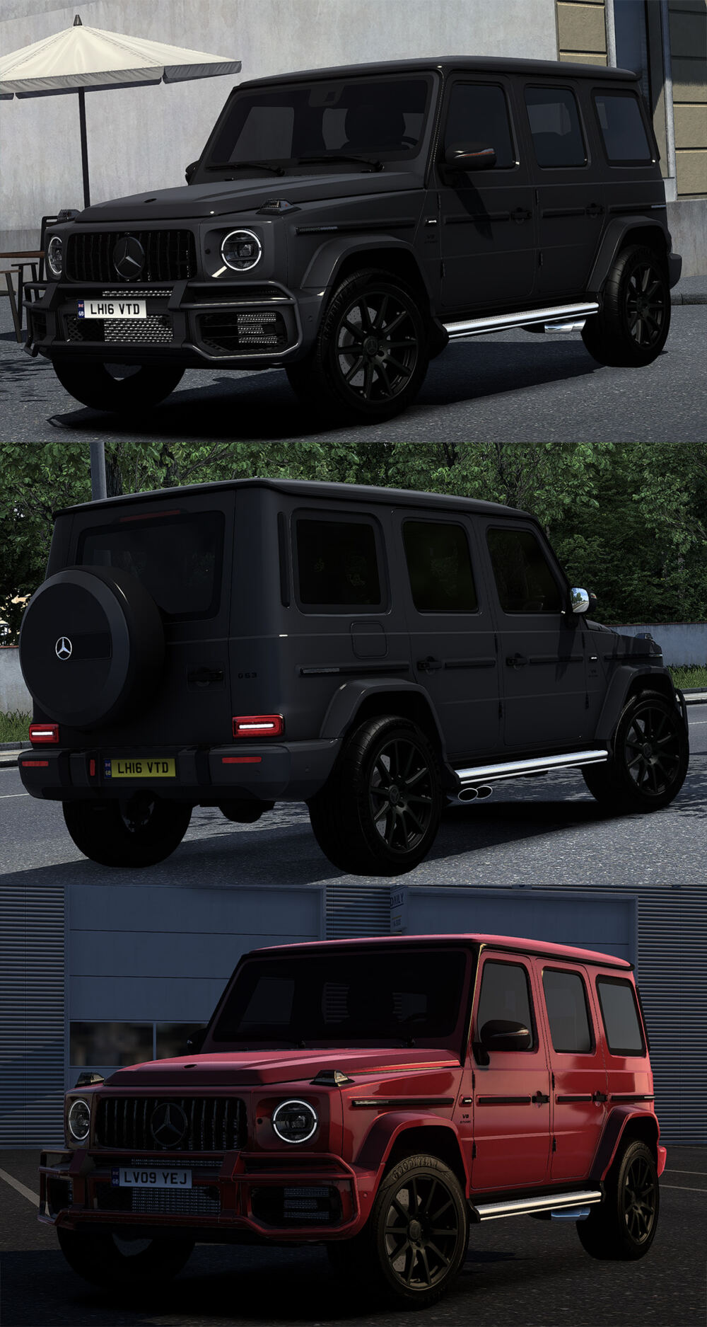 Mercedes-Benz W463 2022 G63 AMG V1.5 1.51 | ETS 2 mods