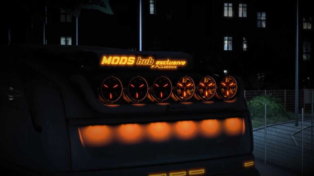 Orange Headlights | ETS2 mods