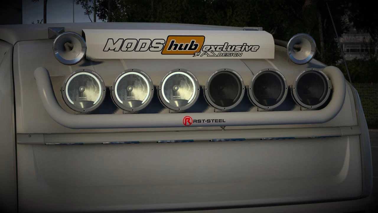Orange Headlights | ETS2 mods