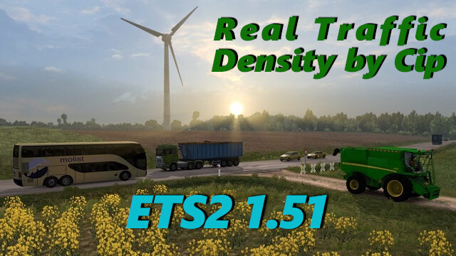 Real Traffic Density ETS2 1.51 | ETS 2 mods