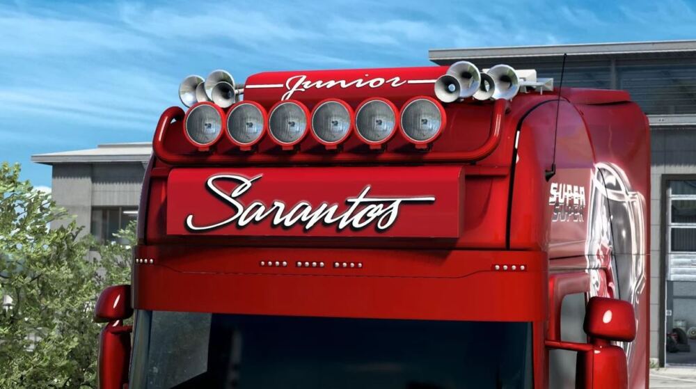 scania orange | ETS2 mods