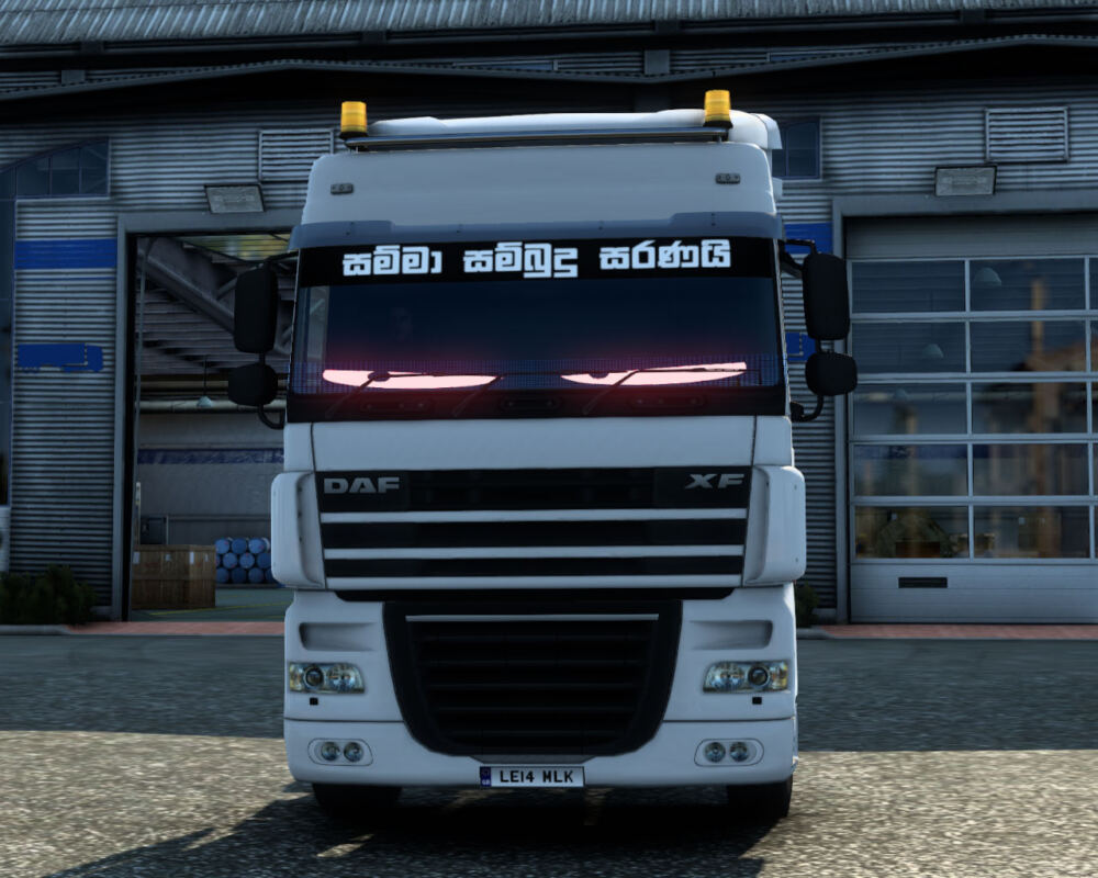Windscreen Sticker | ETS 2 mods