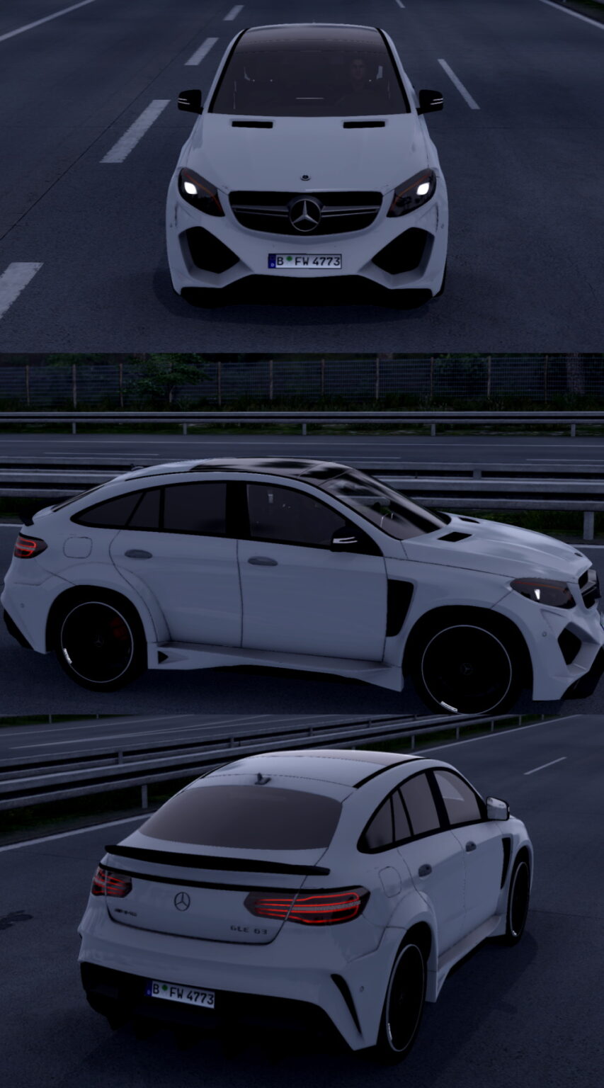2016 Mercedes-Benz AMG GLE 63 S 1.1 1.51x | ETS 2 mods