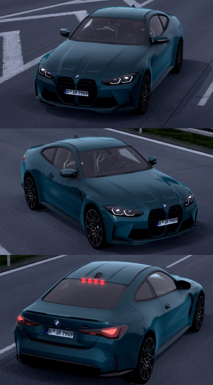 2022 BMW M4 G82 Competition 1.3 1.51x | ETS 2 mods