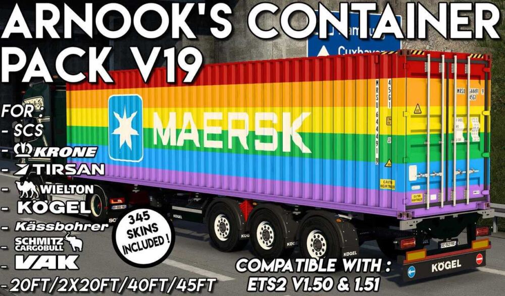 Arnook’s Container Pack v19.0 | ETS 2 mods