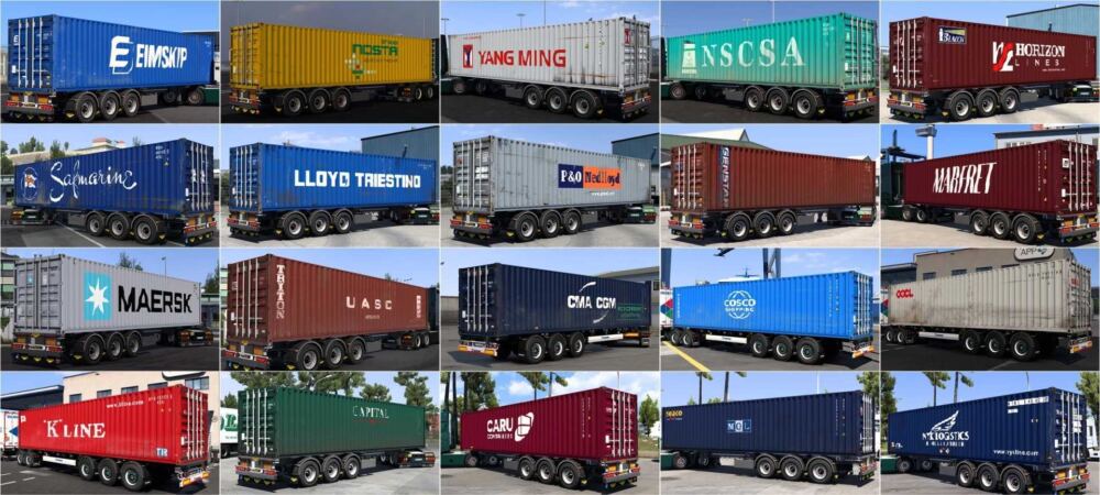 Arnook’s Container Pack v19.1 | ETS 2 mods