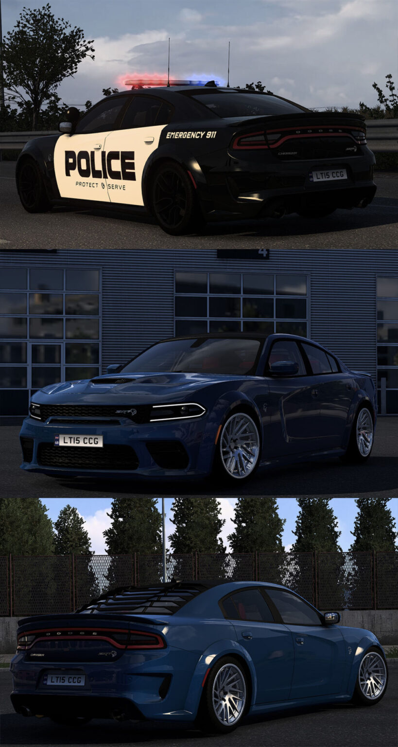 Dodge Charger SRT Hellcat Redeye Widebody 2021 V1.3 1.52 | ETS2 mods