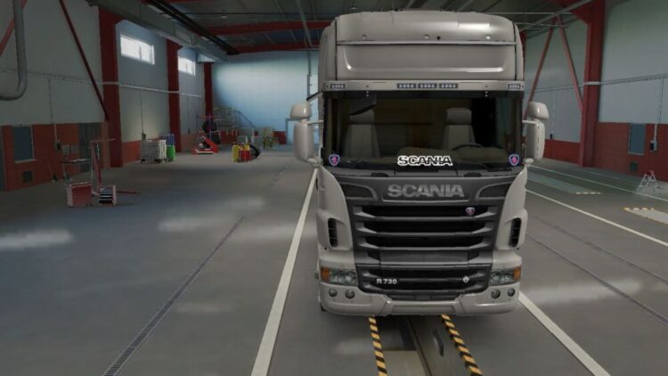 ETS2 Scania Windscreen Decal For All Scania Trucks | ETS 2 mods