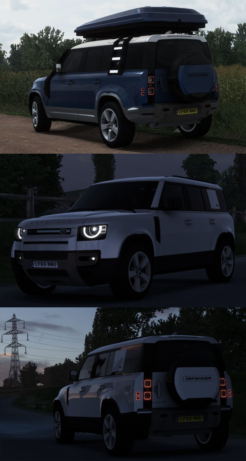 Land Rover Defender 110 2023 L663 V1.3 1.52 | ETS 2 mods