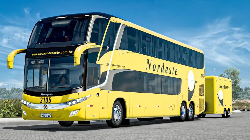 Marcopolo G7 Paradiso 1800 DD v1.51 | ETS 2 mods