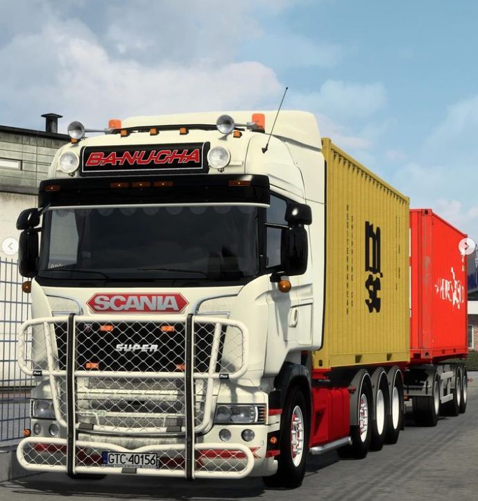 Scania Banucha Tandem Skin | ETS 2 mods