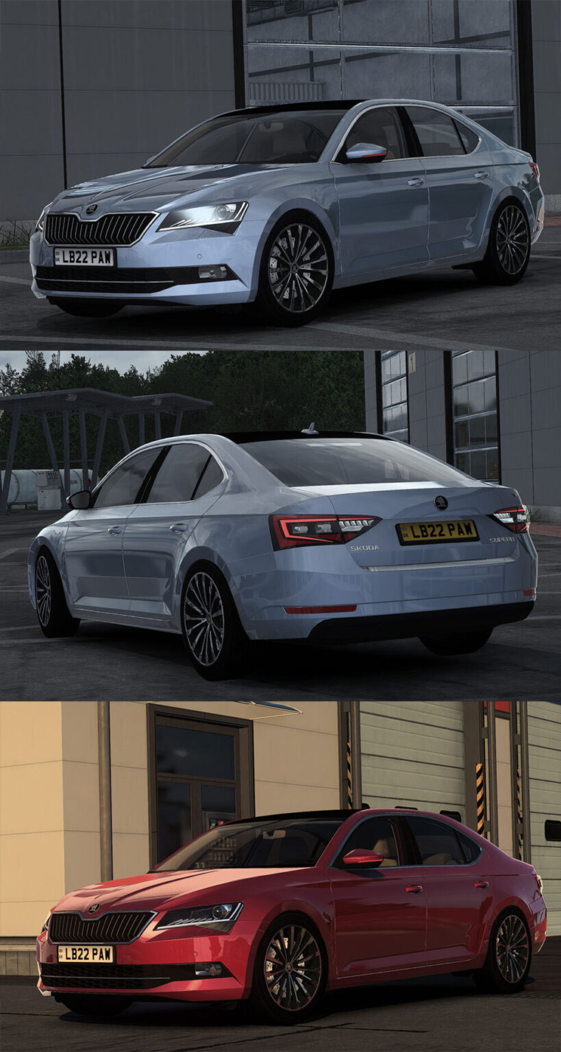 Skoda Superb B8 2017 V4.7 1.52 | ETS 2 mods