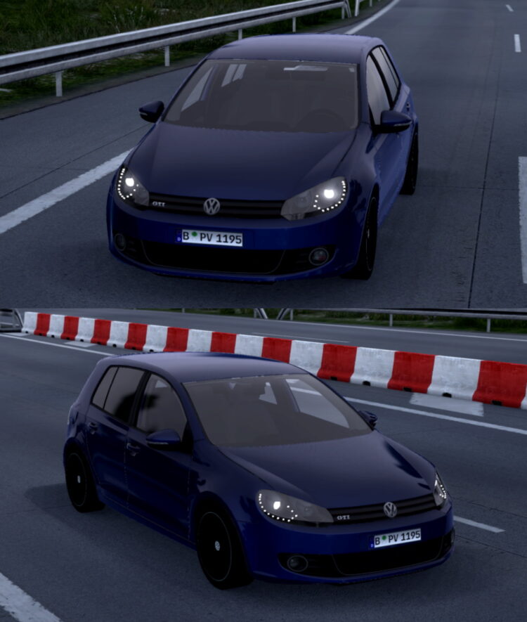 Volkswagen Golf Mk6 GTI FIxed | ETS2 mods