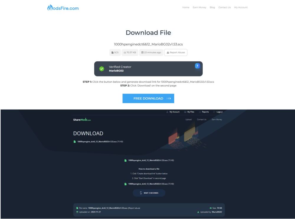 fast truck | ETS2 mods